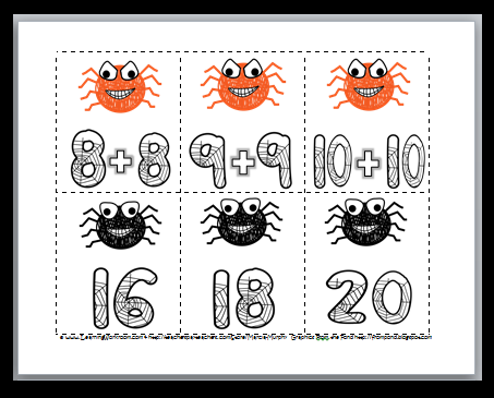 Spider Addition Freebie - Classroom Freebies