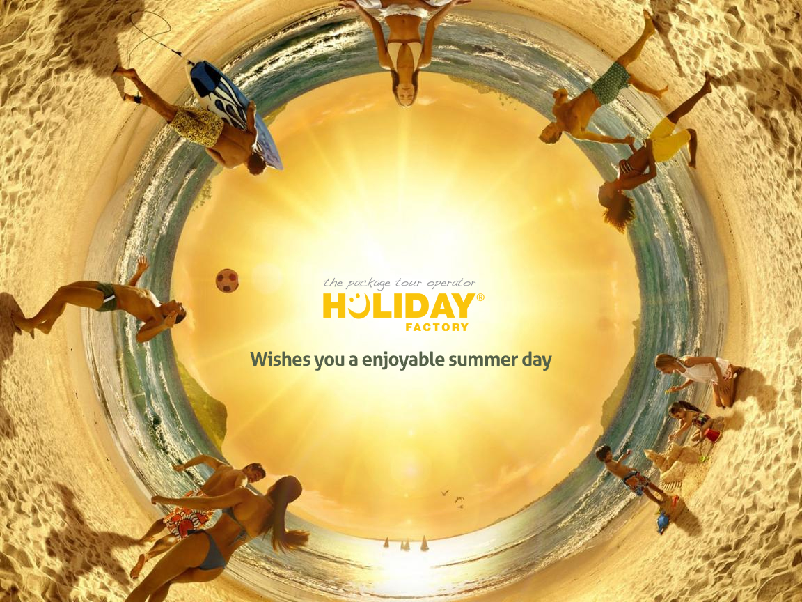 Holiday Factory: Summer Packages.