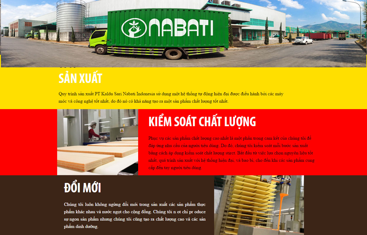 GIỚI THIỆU CƠ SỞ VÀ QUY TRÌNH SẢN XUẤT NABATI