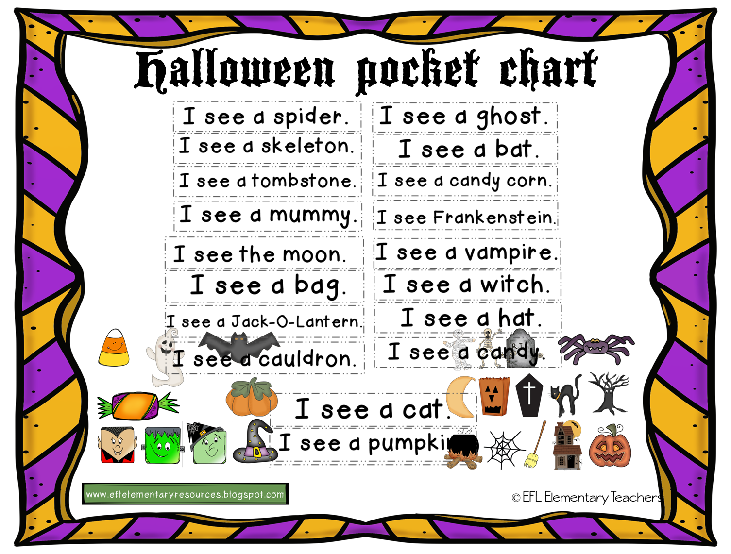 EFL Elementary Teachers: Halloween Resources for Elementary ELL