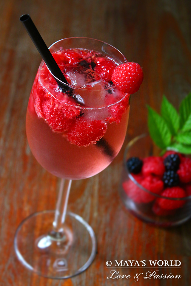 Maya's World: Lillet Wild Berry Cocktail