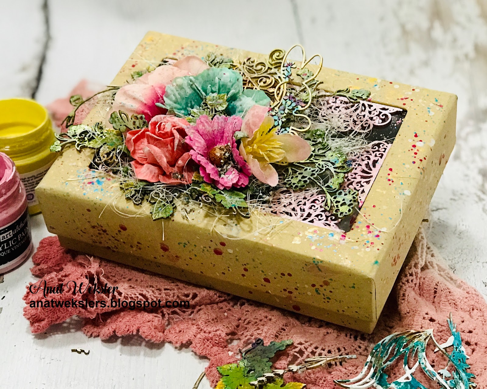 Scrapiniec inspirations on blogspot: Pralines Box with Anat