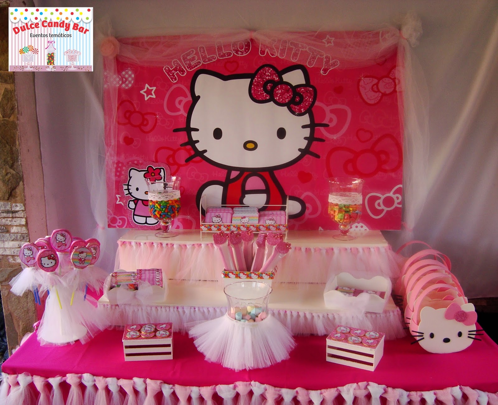 Dulce Candy Bar | Eventos Temáticos: Hello Kitty para Cati.