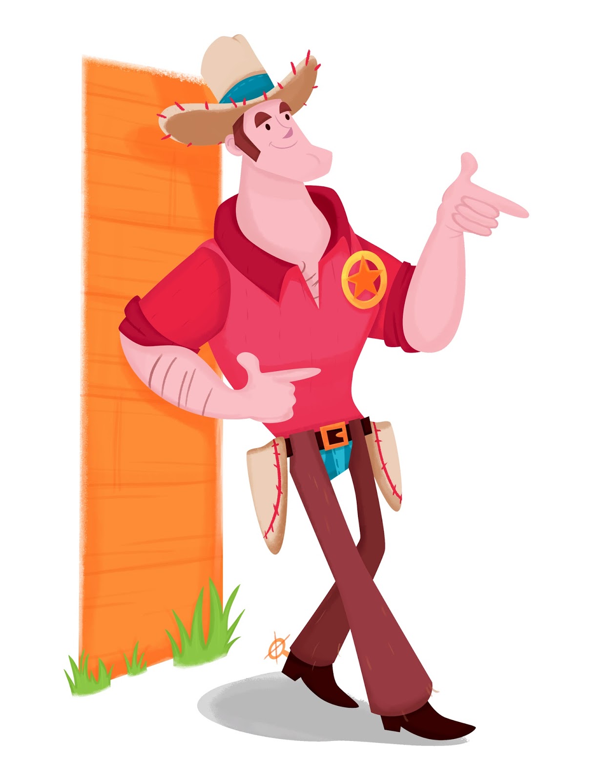 Cowboy Character | Skillshare Student Project