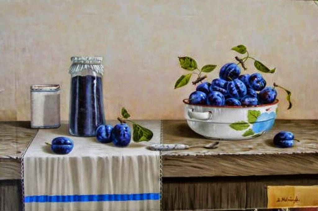 El arte es su máxima expresión : Bodegones de Frutas Cuadros Realistas ...