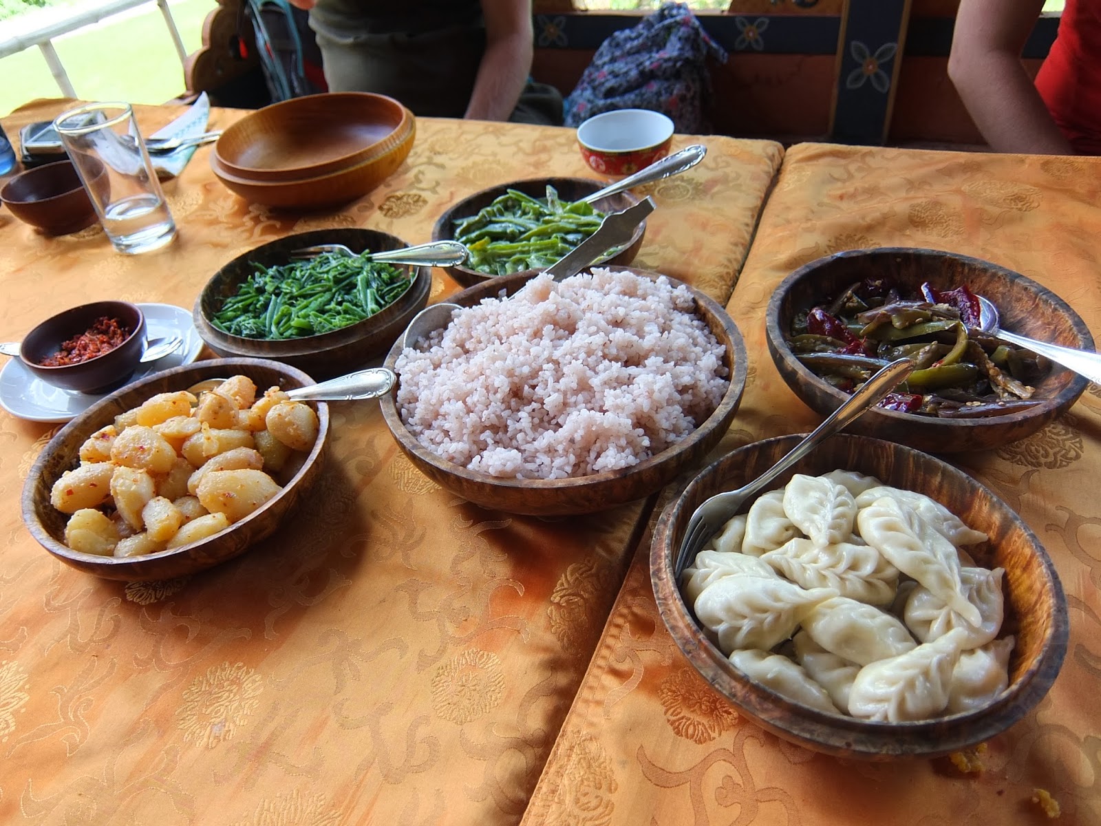 Food (= chillies) in Bhutan