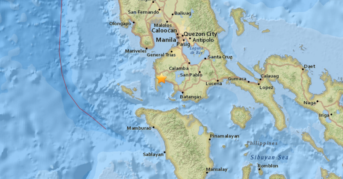 Sciency Thoughts: Magnitude 5.4 Earthquake in Batangas Province, the ...