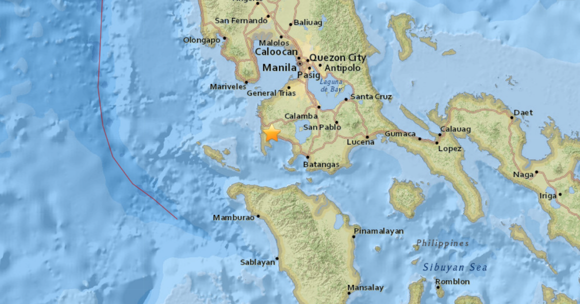 Sciency Thoughts: Magnitude 5.4 Earthquake in Batangas Province, the ...
