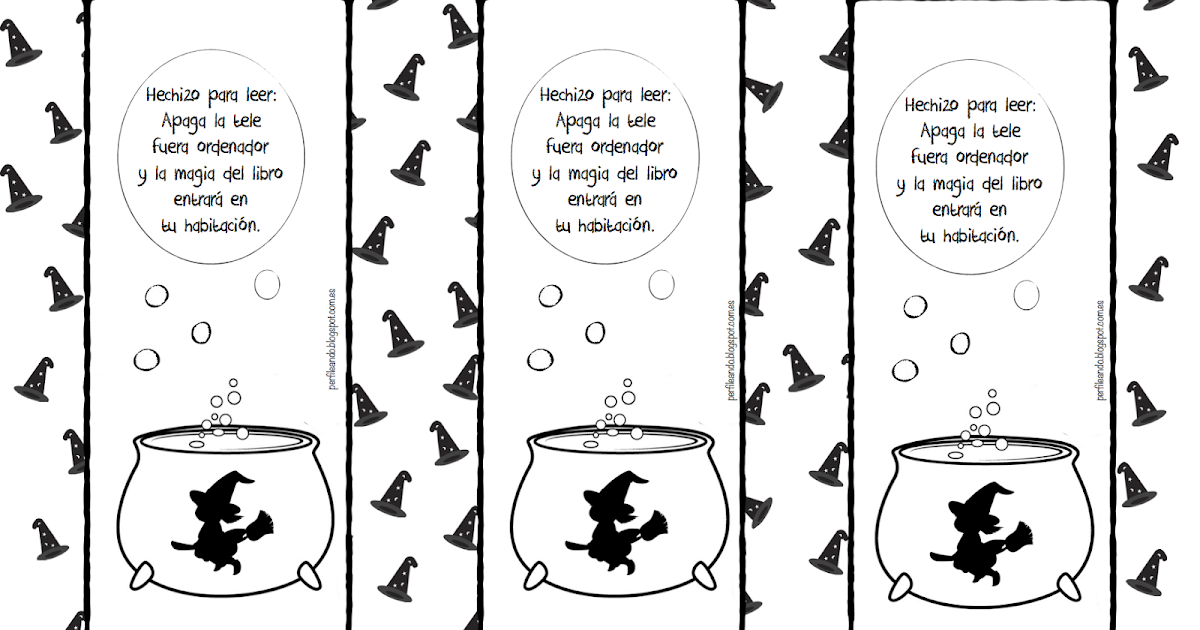 Perfileando. : Marcapáginas Halloween.