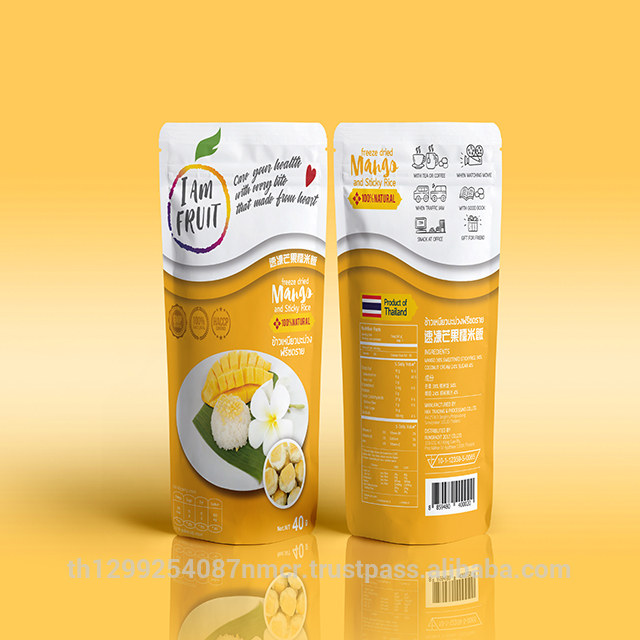 Mango and sticky rice freeze dry form Thailand - resellasia