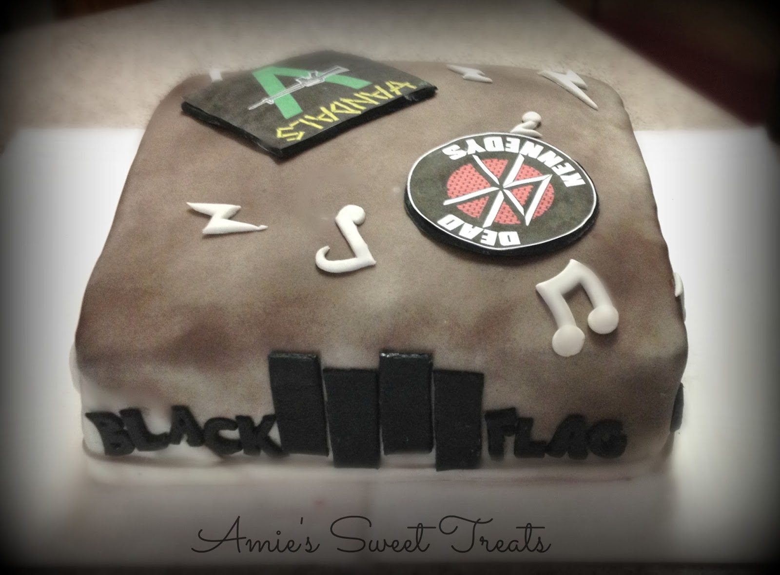 Amies Sweet Treats: Punk Rock Birthday Cake