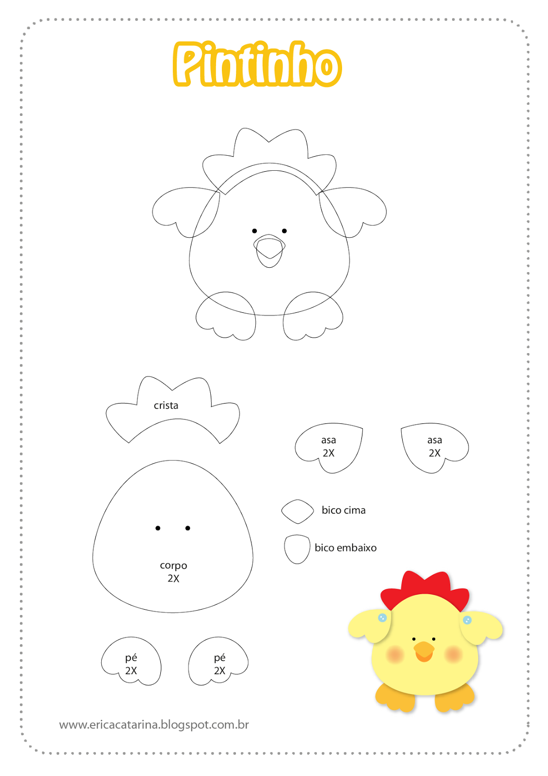 Gata Bacana: Moldes Animais da Fazenda de feltro