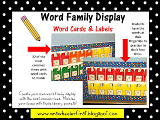 Mrs. Wheeler's First Grade Tidbits: The Beloved Word Wall!