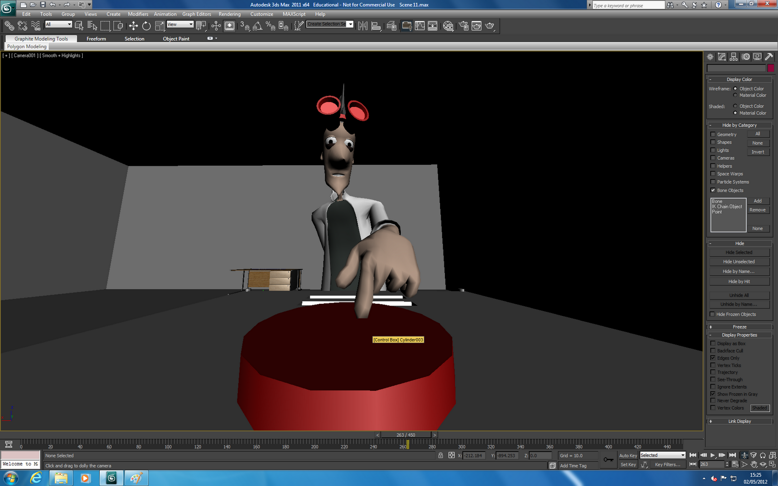 3D Character Animation: Animating Process - Scene 11