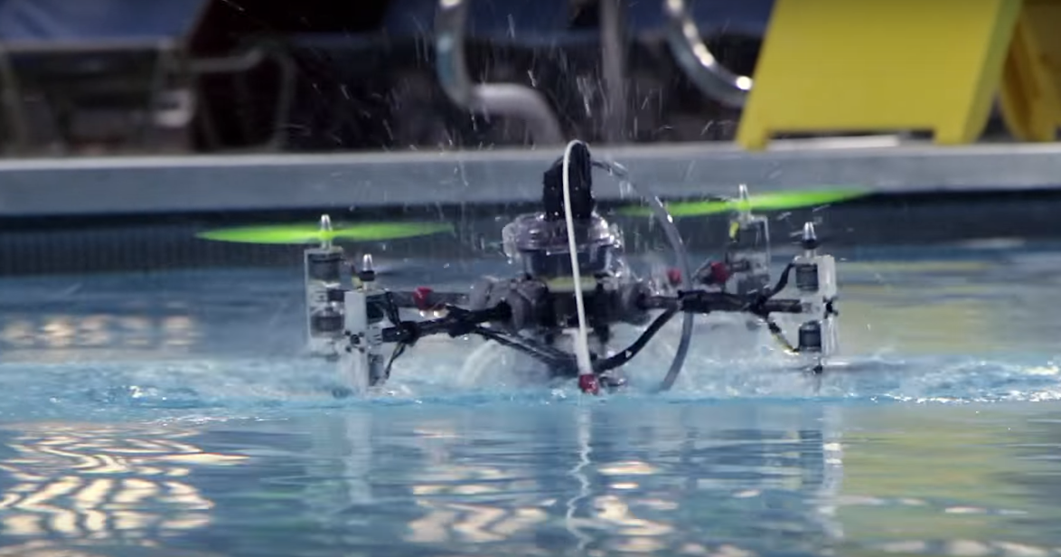 Naviator Drone Can Fly and Swim In The Water - Review Drone