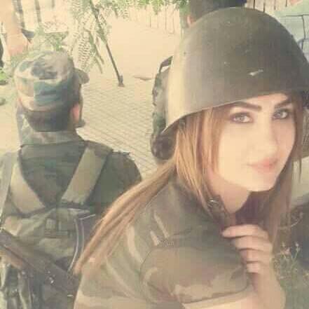 Asian Defence News: Syrian field military reporter Sally Fadel