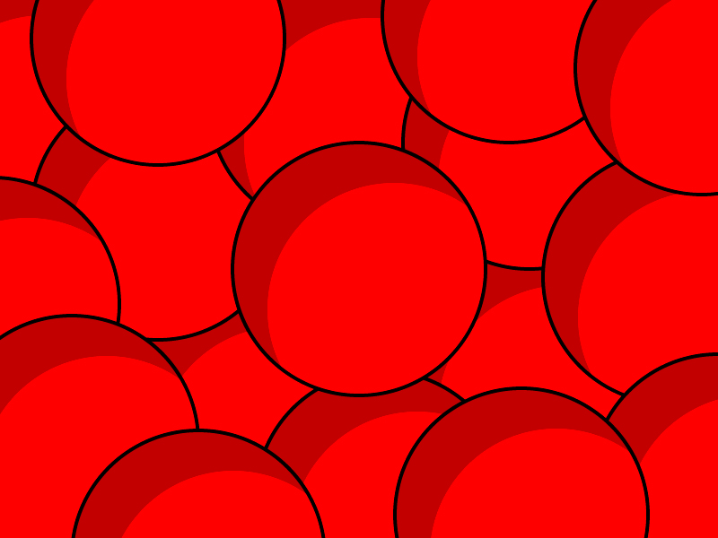 Lámina Visual: Bolas rojas