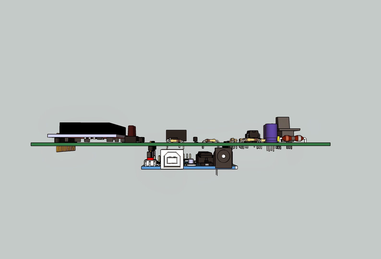 The Answer is 42!!: Rendering an Eagle PCB layout for an LM311 LC Meter ...