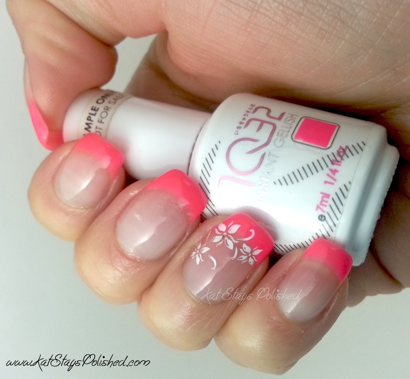 Kat Stays Polished | Beauty Blog with a Dash of Life: Hot Pink Tips for ...