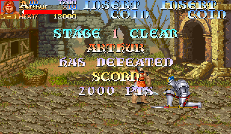 VGJUNK: KNIGHTS OF THE ROUND (ARCADE)