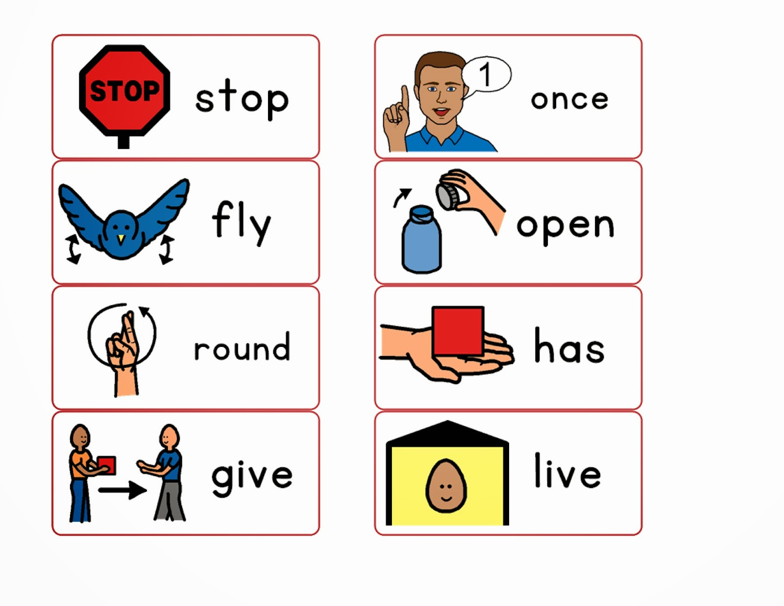 Life with Puzzling Boys: More RBW cards!! Dolch words first grade level