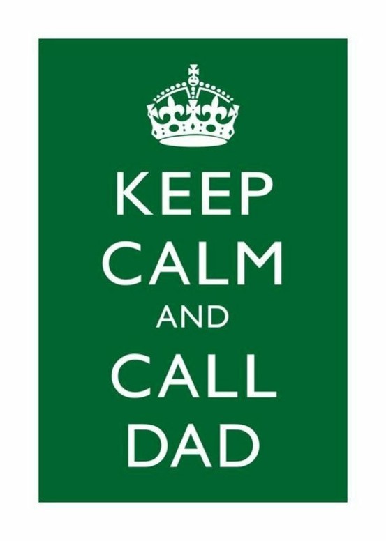 Mi pequeño gran mundo: Keep calm and call dad