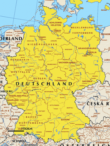 Alemanha Mapa : Mapa Mundi: Mapas da Alemanha : Se você quer saber tudo ...