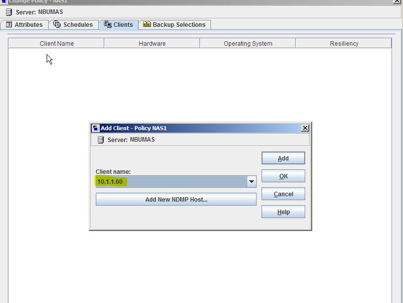 Remote Infrastructure Management: NetBackup NDMP Backup Configuration