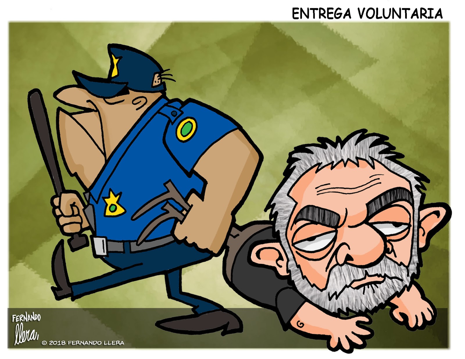 Fernando Llera Blog Cartoons: Ex-President ‘Lula’ of Brazil Surrenders ...