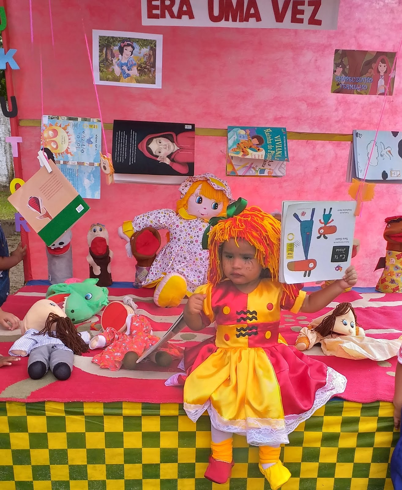 Fantasia/Personagem Emília/imagem(Sítio do Picapau Amarelo) vestido ...