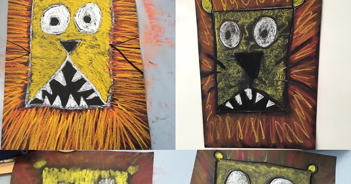 Stars and Wishes: Lion directed drawing