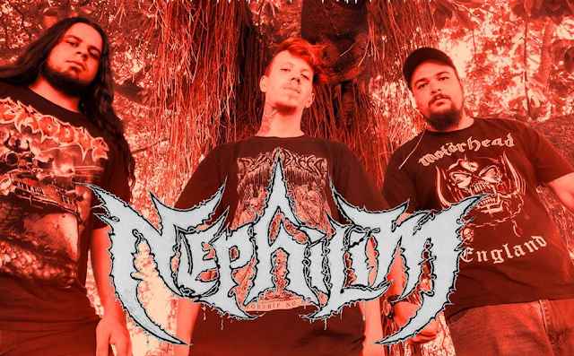 A banda de Death Metal NEPHILIM divulga oficialmente a arte da capa do ...