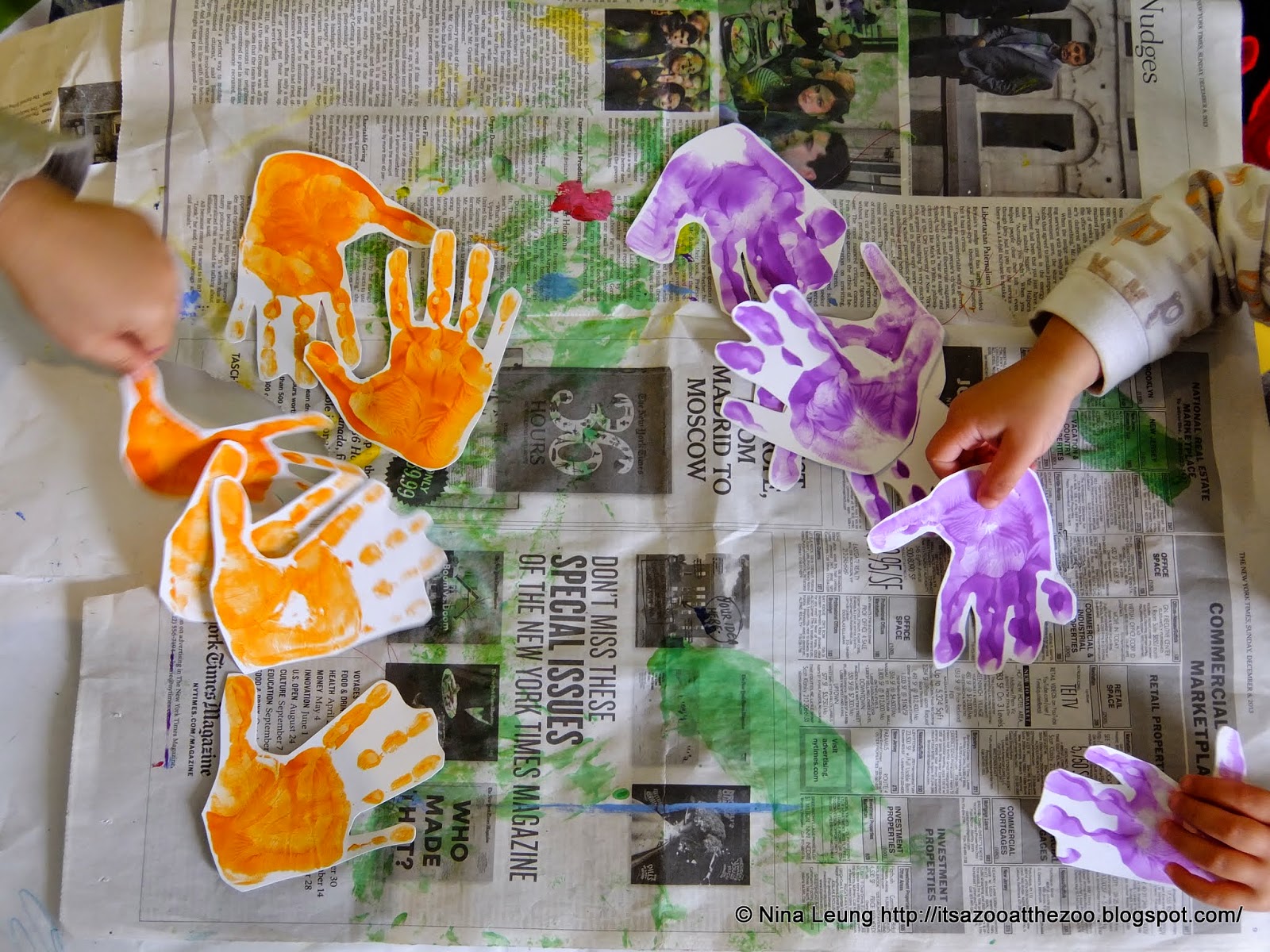 It's a Zoo at the Zoo: Project: Hand Flower Sculptures