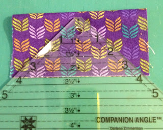 Quilt as you go using free motion quilting: Use the Companion Angle ...