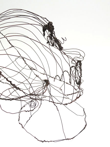 Art At Woodstock: Sculpture: Wire Busts