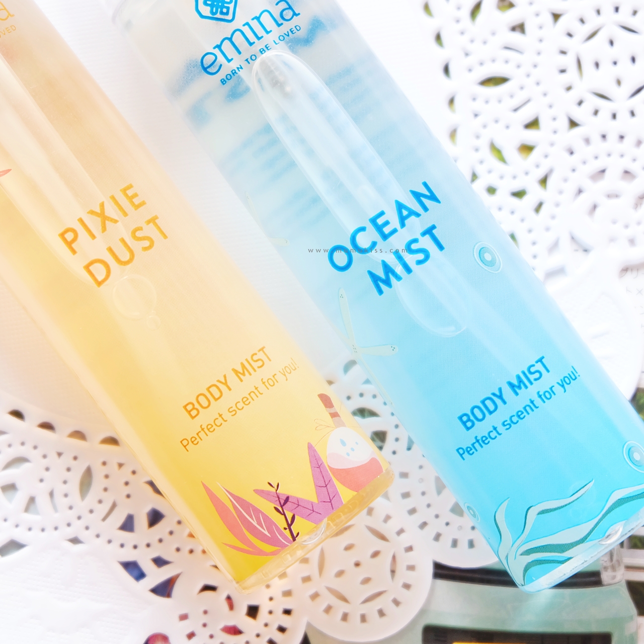 Review: Emina Cosmetics Body Mist Ocean Mist & Pixie Dust - eat . sleep ...