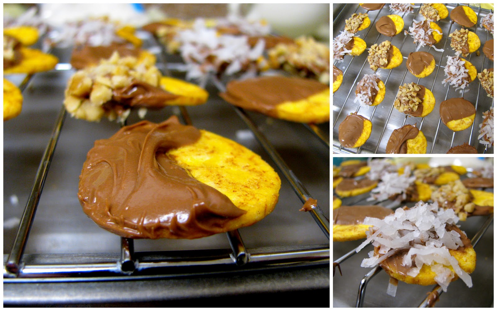 The Scattered Cook: Chocolate Dipped Plantain Chips