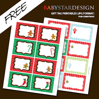 FREE Christmas Printable : Card, Box, Label, Gift Tag | Ipietoon - Blog ...