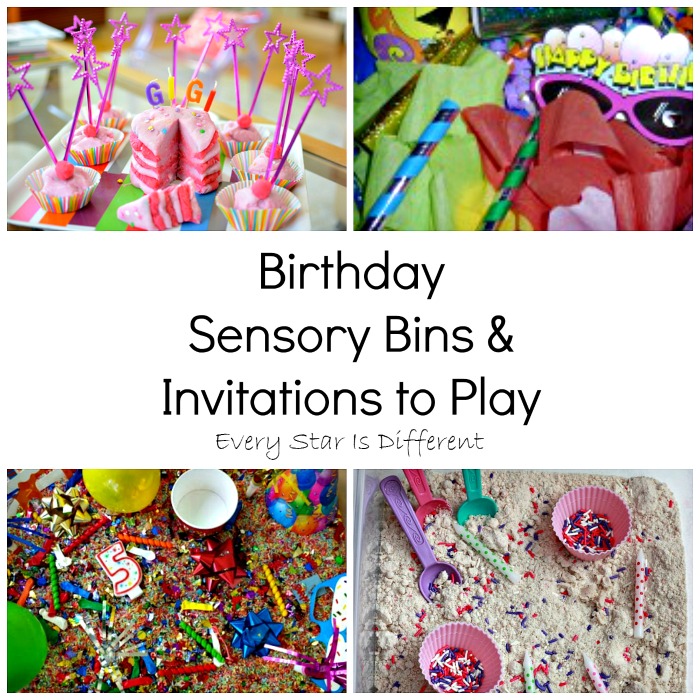 Holiday Themed Sensory Bins & Invitations to Play - Every Star Is Different