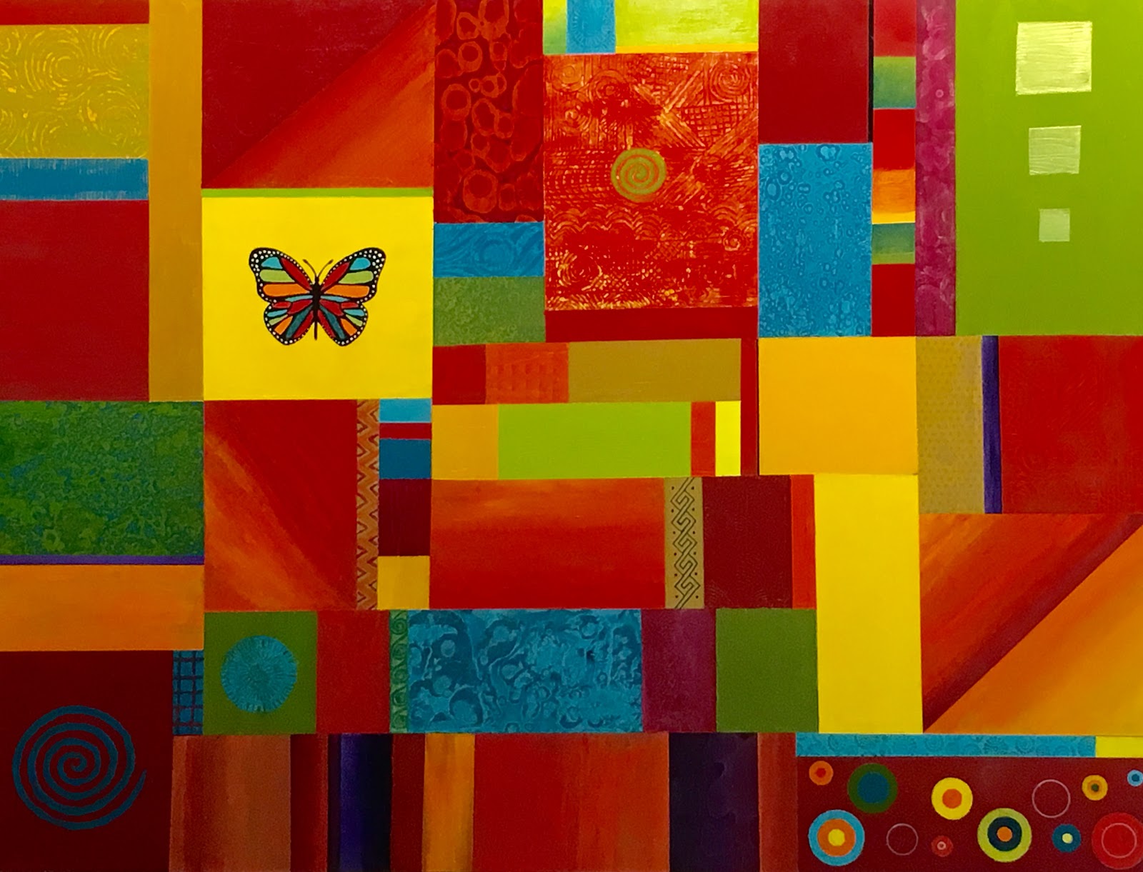 PAT STACY ART: OriginalBold Colorful Contemporary Abstract Fine Art ...