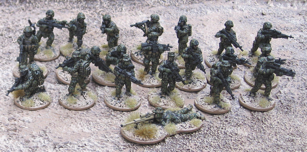 Tim's Miniature Wargaming Blog: Semper Fi! - Modern USMC