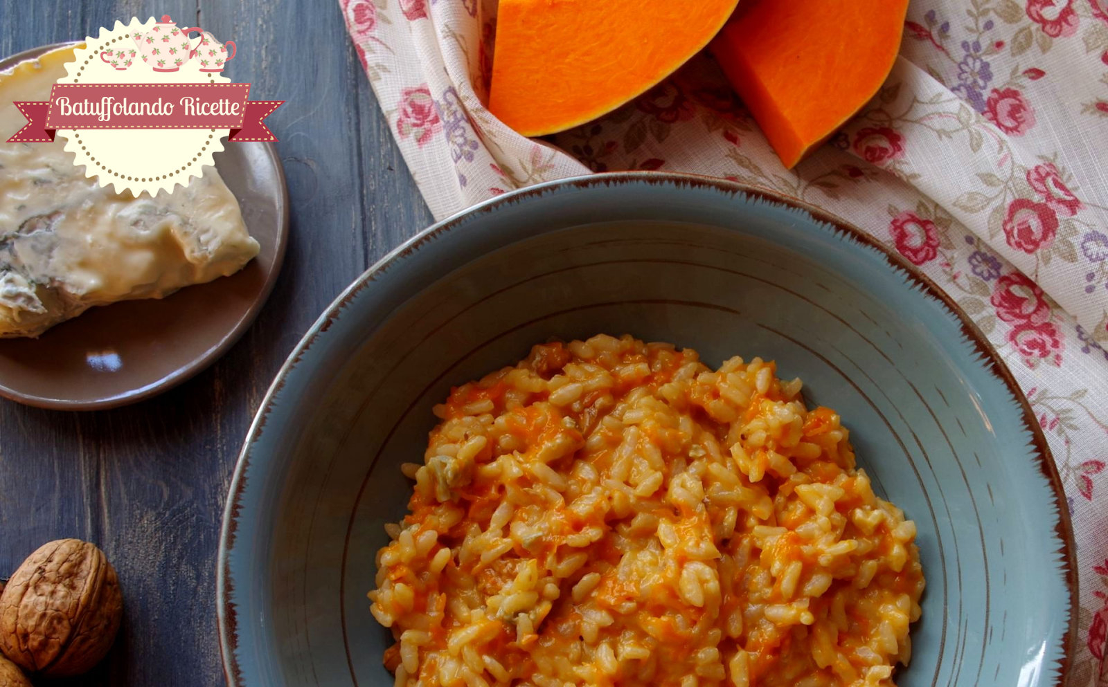 Batuffolando Ricette: Risotto cremoso alla zucca, gorgonzola di Novara ...