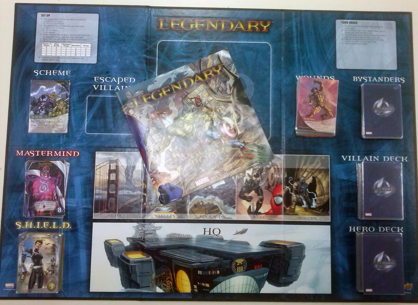 Breaking the board: Review: Legendary: A Marvel Deck Building Game