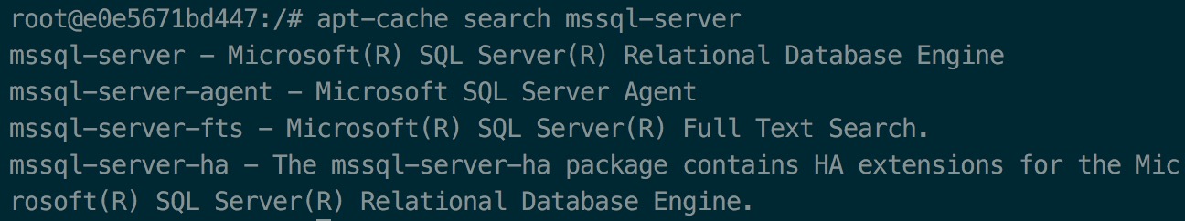 adalf的小技巧: [Docker]測試SQL Server Agent on Linux