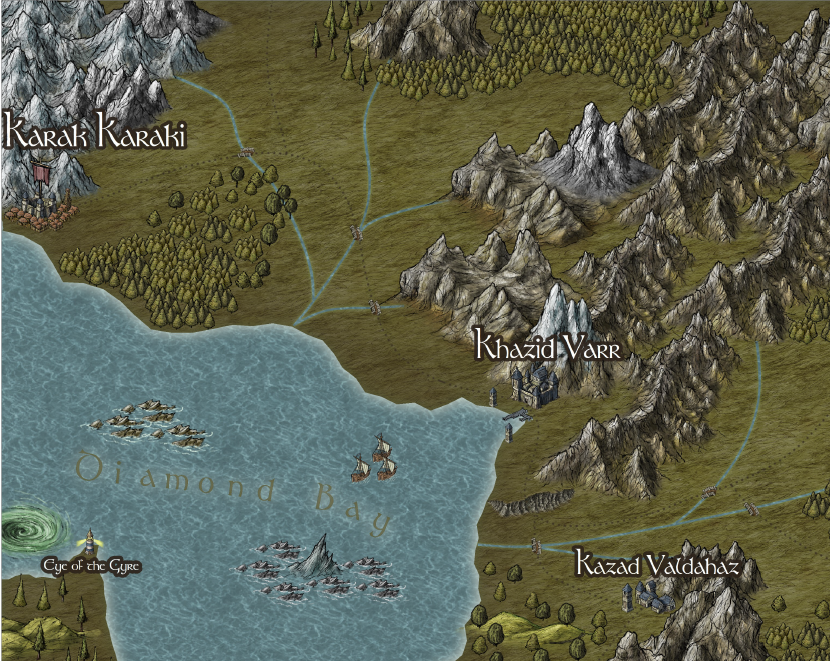 ExtraBushyBeards: Map of Azamar Ankor