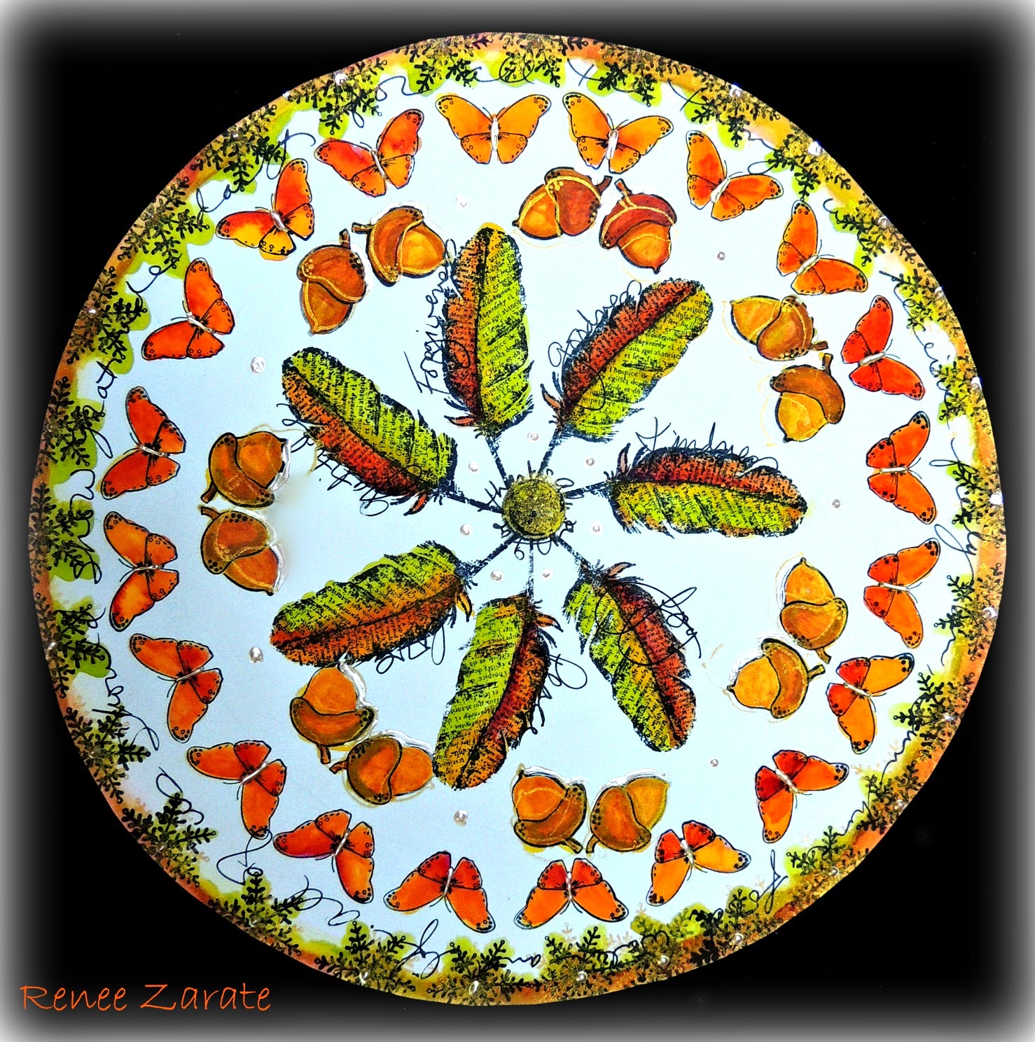 Bolton House: A Gratitude Mandala for Craft Stamper November Challenge