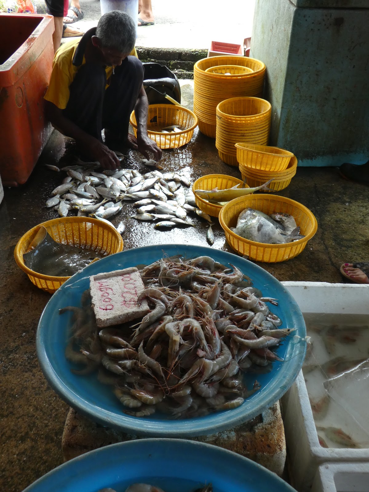 WEBS OF SIGNIFICANCE: Lunching on fresh seafood at Kampung Pulau Betong ...