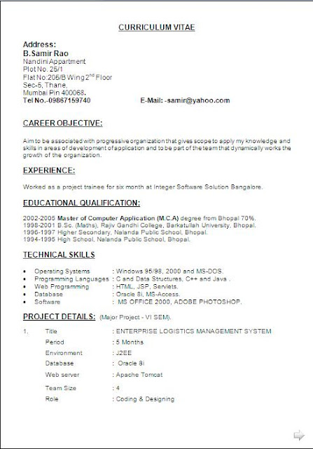 australian resume sample free download