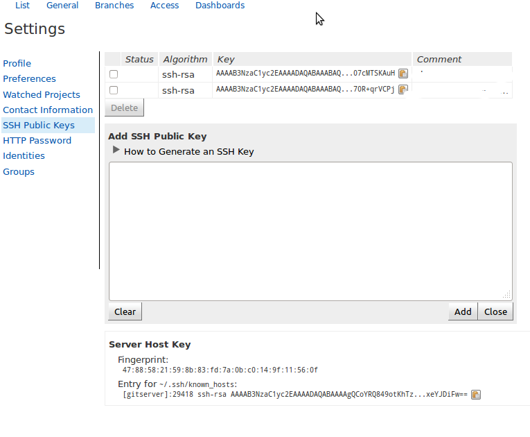 My Configs!!!: Configure GIT/GERRIT with OPEN LDAP for Code Review Process