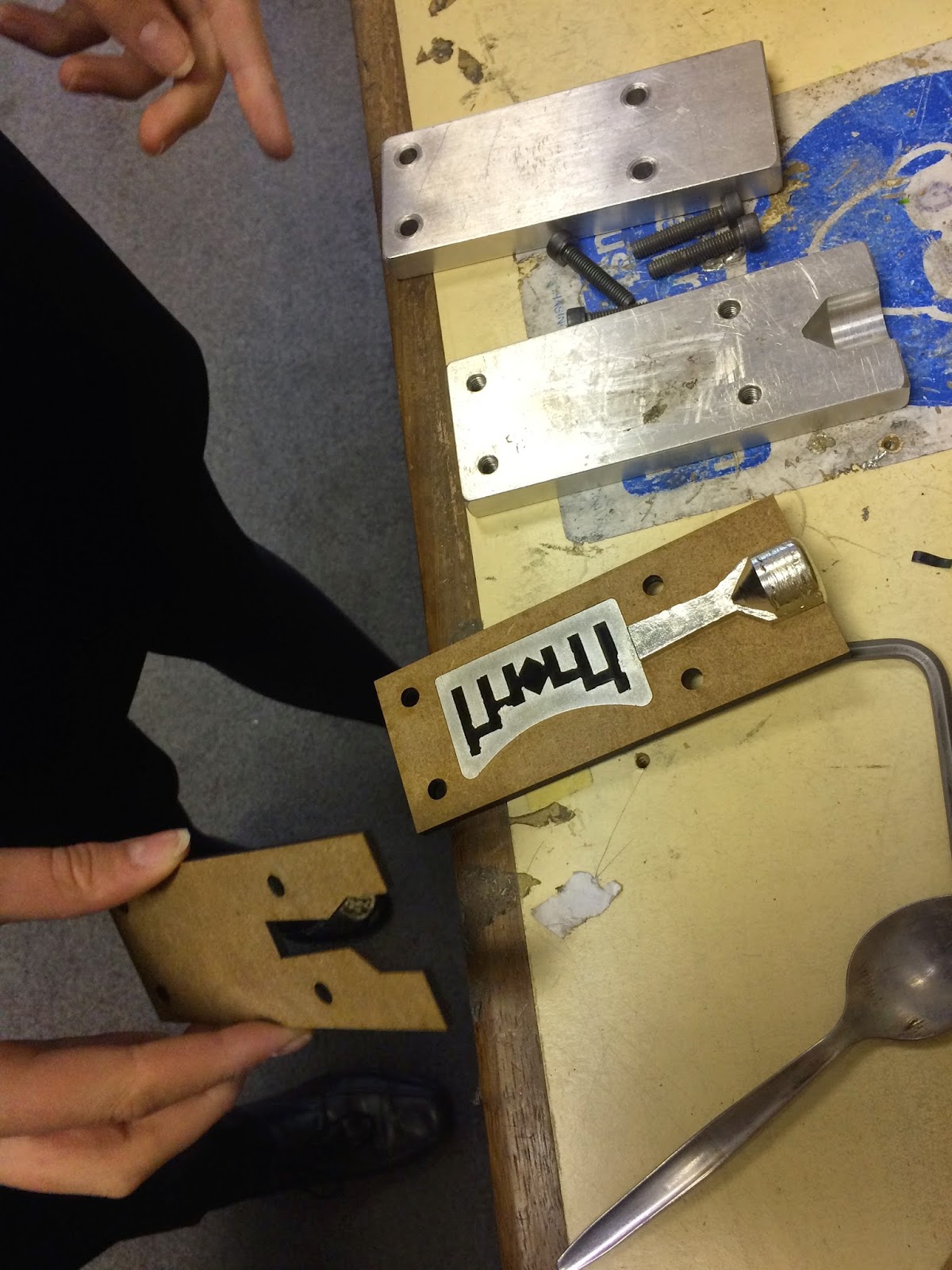 Silcoates DT Department: Pewter Casting with year 10